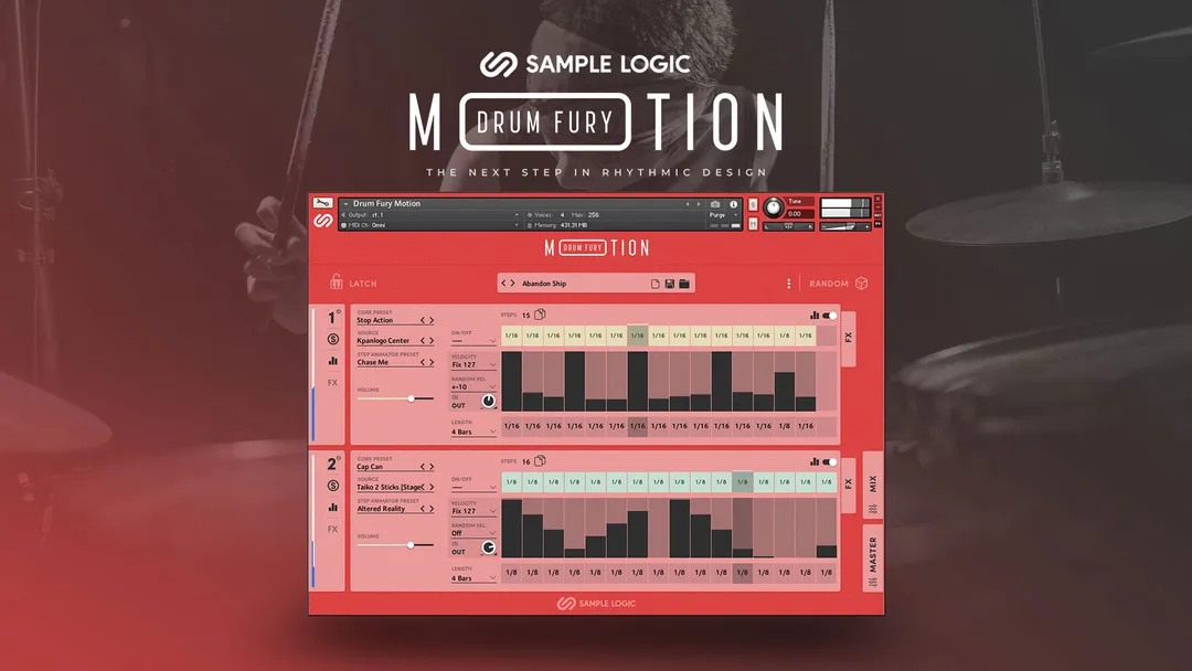 Sample Logic - Drum Fury Motion - โปรแกรมทำเพลง VST, VSTi, Plugins ...