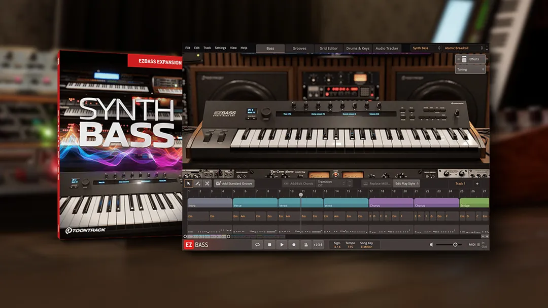 Toontrack - Synth Bass EBX - โปรแกรมทำเพลง VST, VSTi, Plugins - GoPlugin