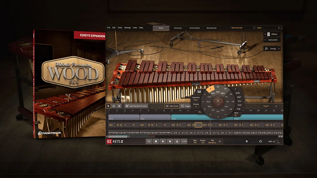 Toontrack - Melodic Percussion – Wood EKX - โปรแกรมทำเพลง VST, VSTi ...