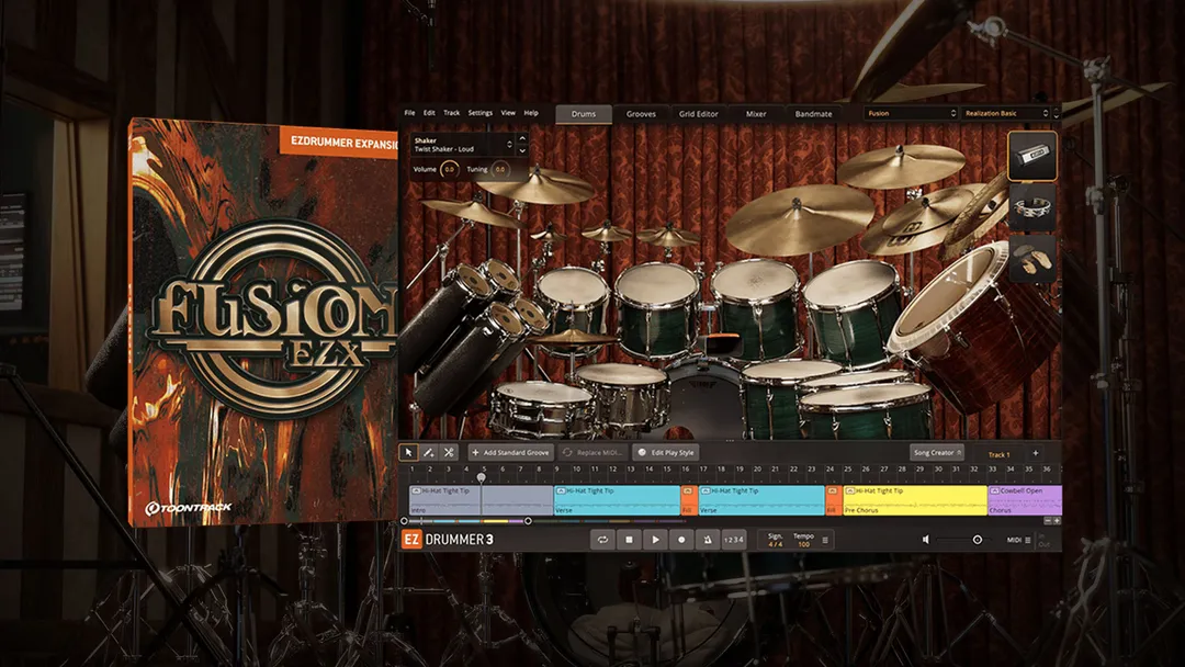 Toontrack - Fusion EZX - โปรแกรมทำเพลง VST, VSTi, Plugins - GoPlugin