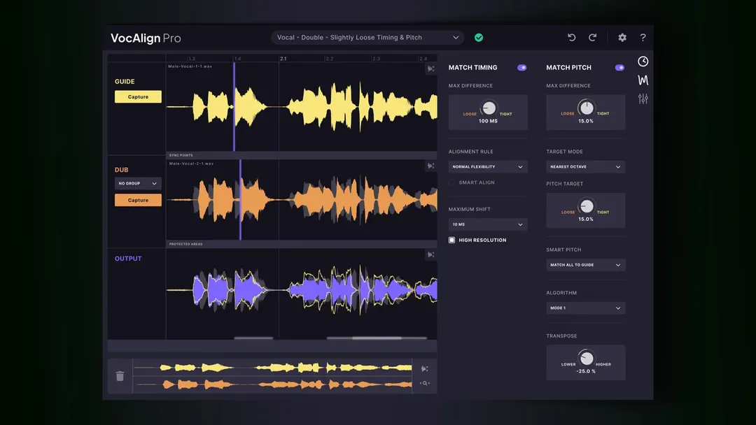 Synchro Arts - VocAlign 6 Pro - โปรแกรมทำเพลง VST, VSTi, Plugins - GoPlugin