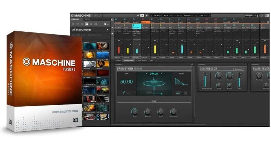 Native Instruments : Maschine 2 พร้อม Library - โปรแกรมทำเพลง VST, VSTi, Plugins - GoPlugin