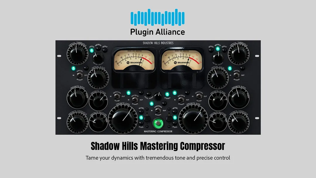 Plugin Alliance - Shadow Hills Mastering Compressor - โปรแกรมทำเพลง VST, VSTi, Plugins - GoPlugin