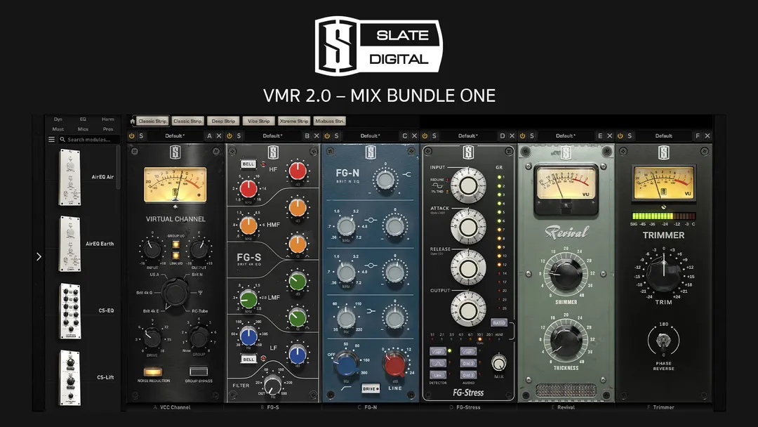 Slate Digital - Virtual Mix Rack 2.0 - โปรแกรมทำเพลง VST, VSTi, Plugins ...