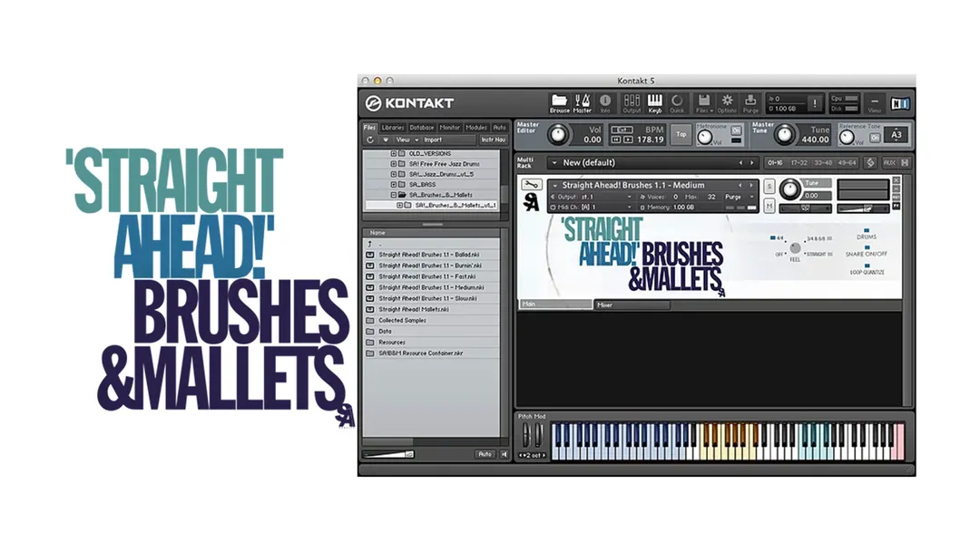 Straight Ahead Samples - Brushes & Mallets - โปรแกรมทำเพลง VST, VSTi ...