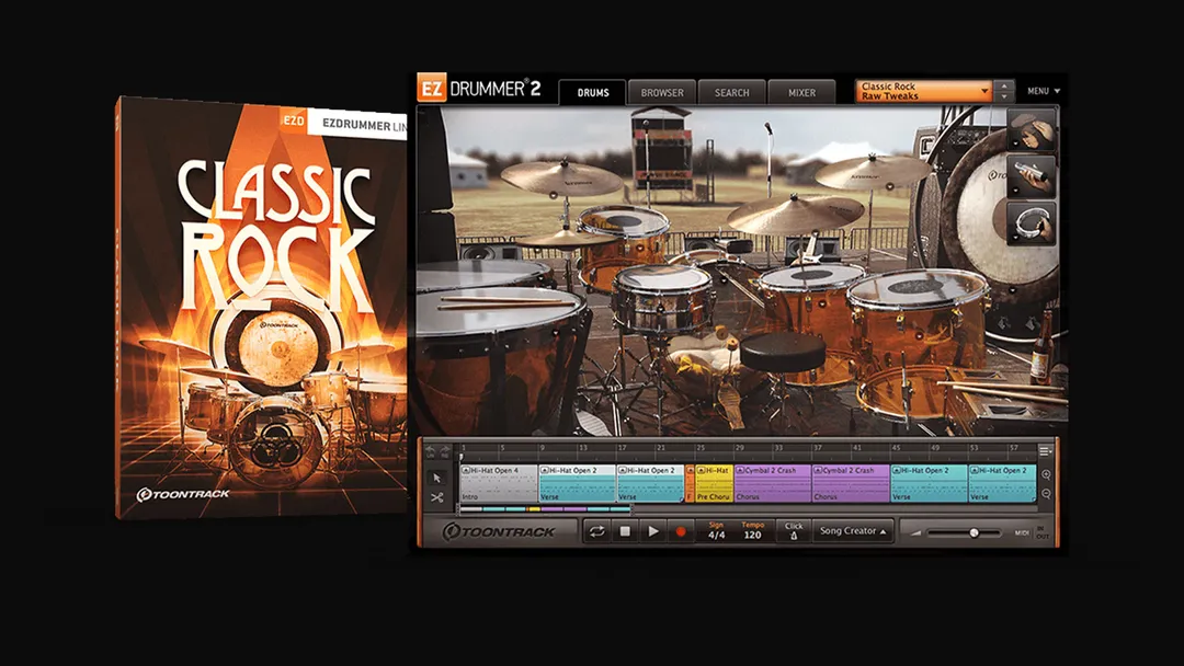 Toontrack - Classic Rock EZX - โปรแกรมทำเพลง VST, VSTi, Plugins - GoPlugin